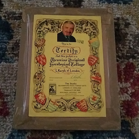 L Kersh | Wall Decor | L Kersh London Horological Collage Windsurfer ...